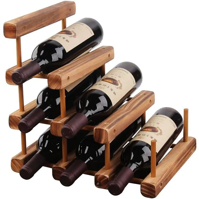 Porte bouteille vin en bois - Domaine Belluard
