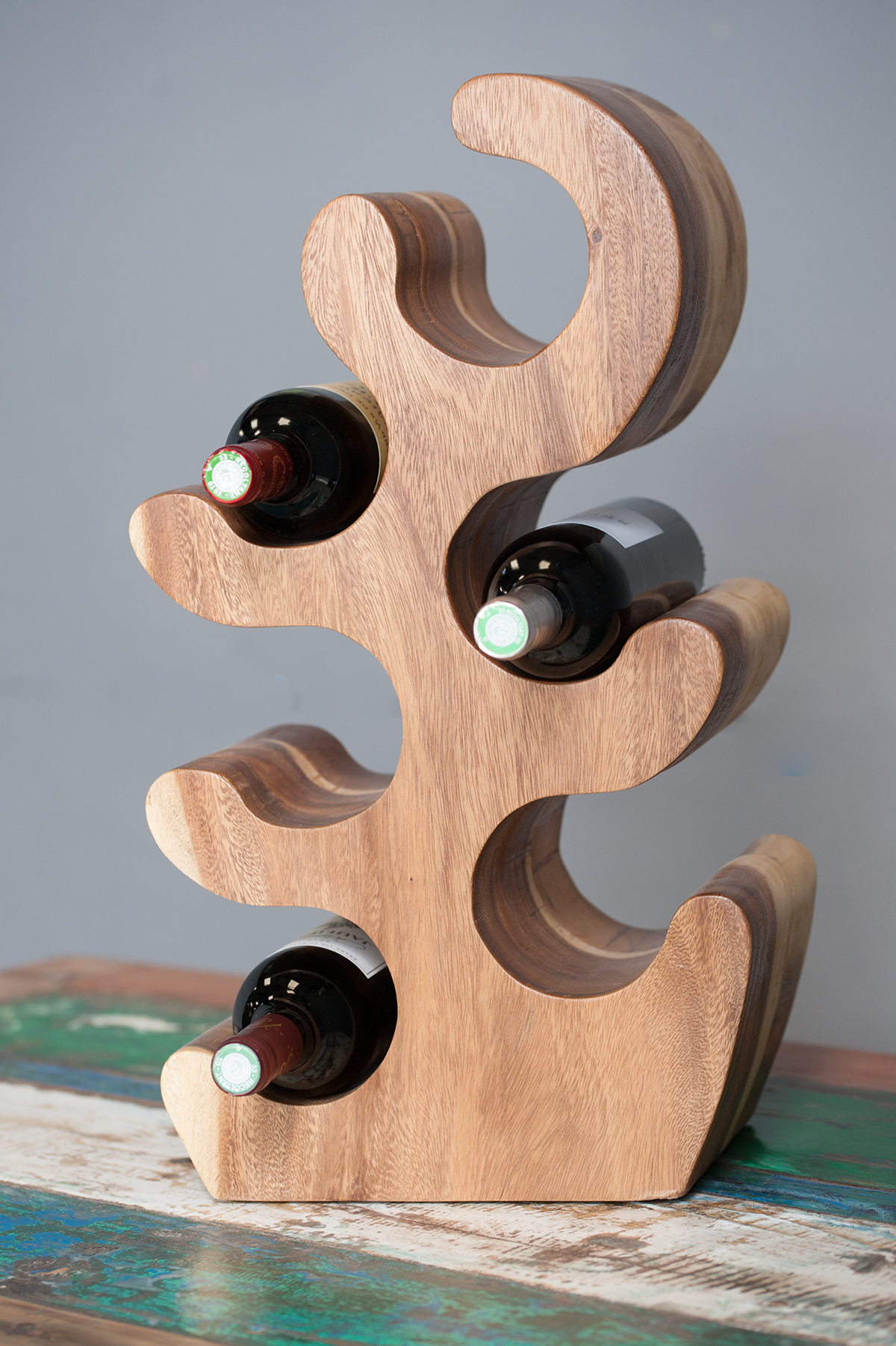 Les portes bouteilles en bois, un accessoire indispensable pour ...